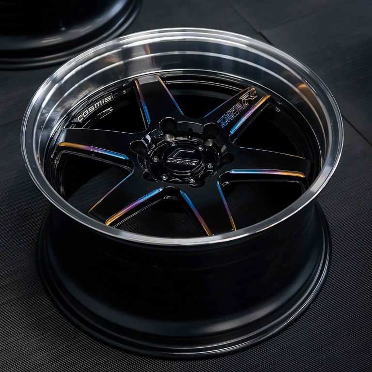 COSMIS TYPE-R 18*9.5 et27 6*139.7 (Titanium Spoke with Polish Lip) 1pc ...