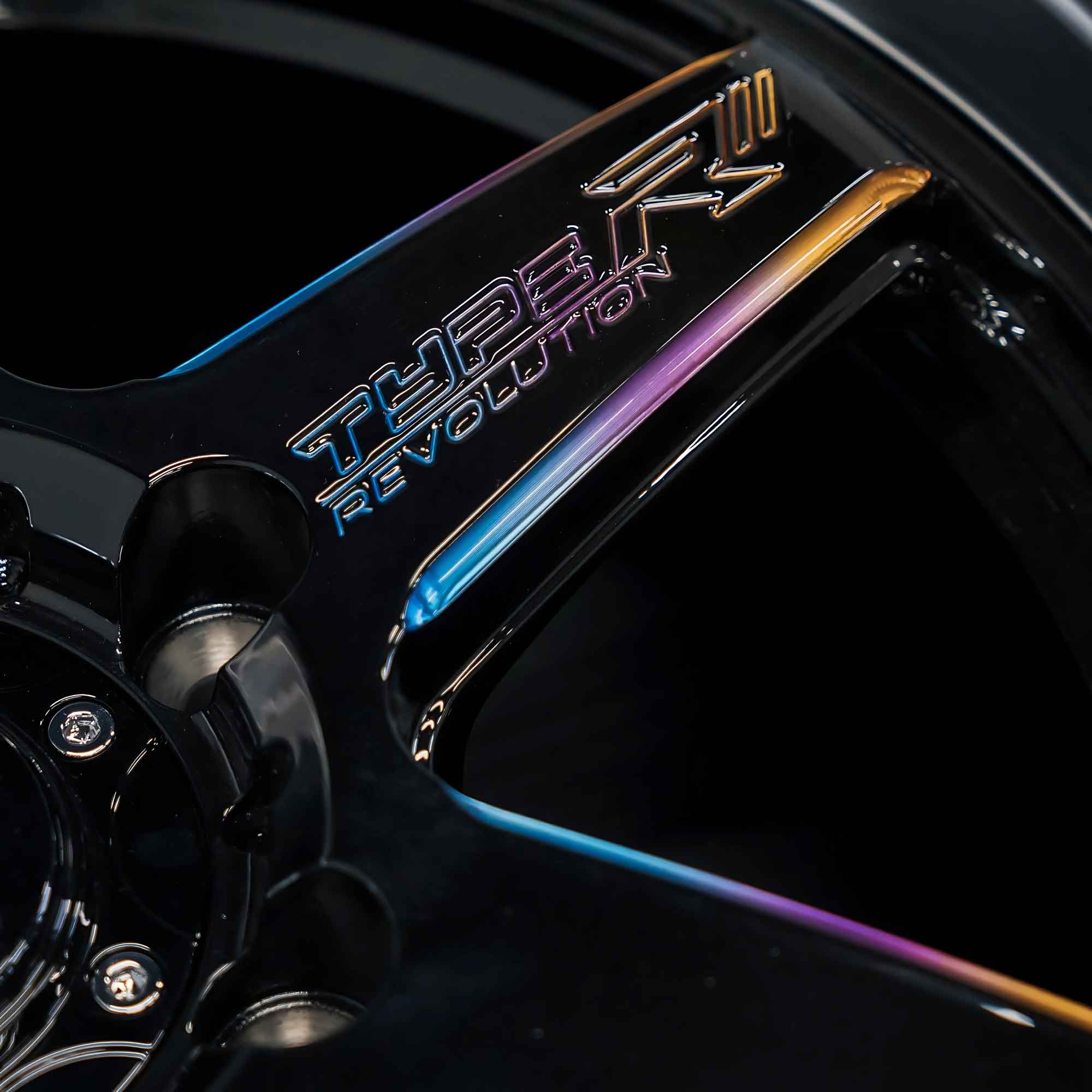 COSMIS TYPE-R 18*9.5 et27 6*139.7 (Titanium Spoke with Polish Lip) 1pc ...